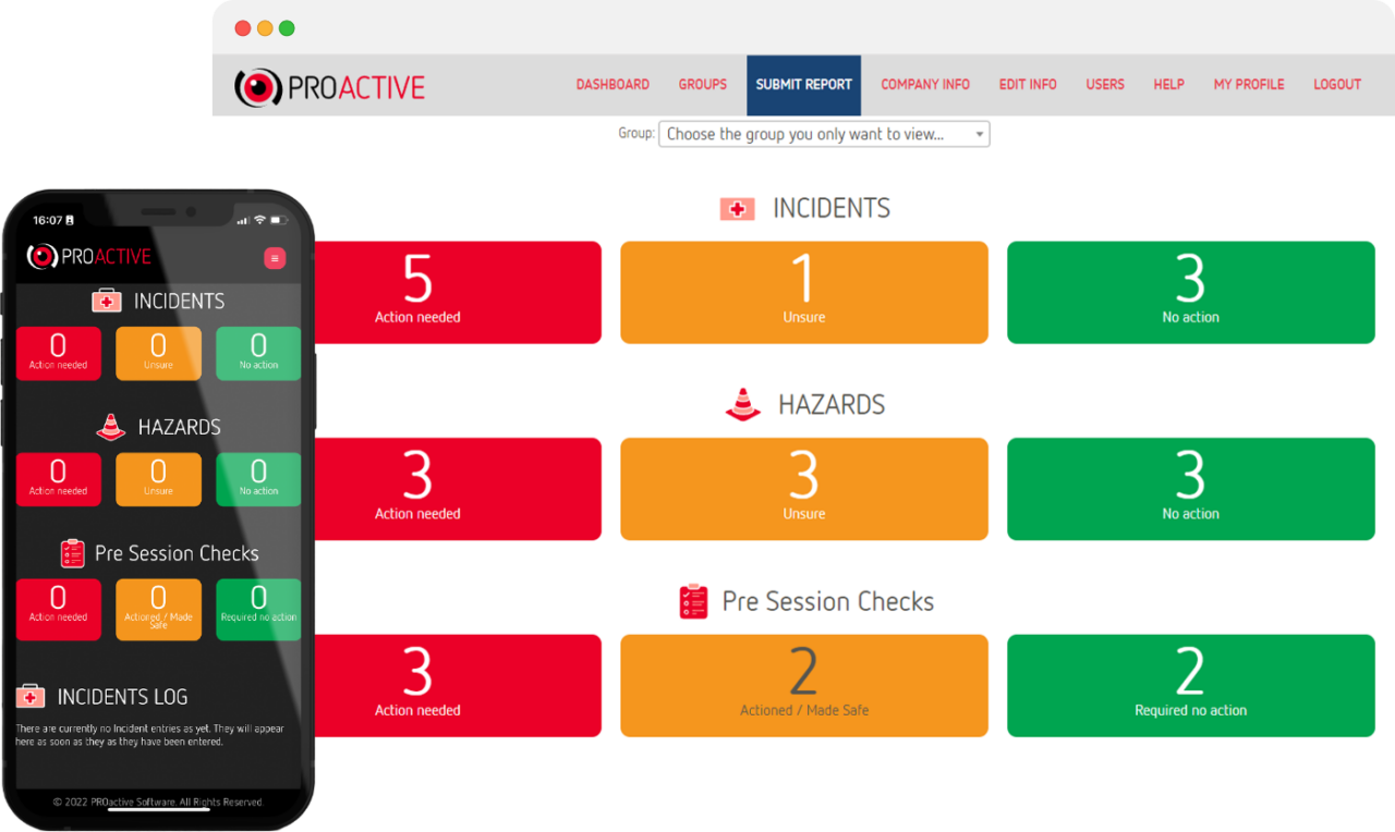 Proactive Reporting | Accident Reporting & Risk Assessment
